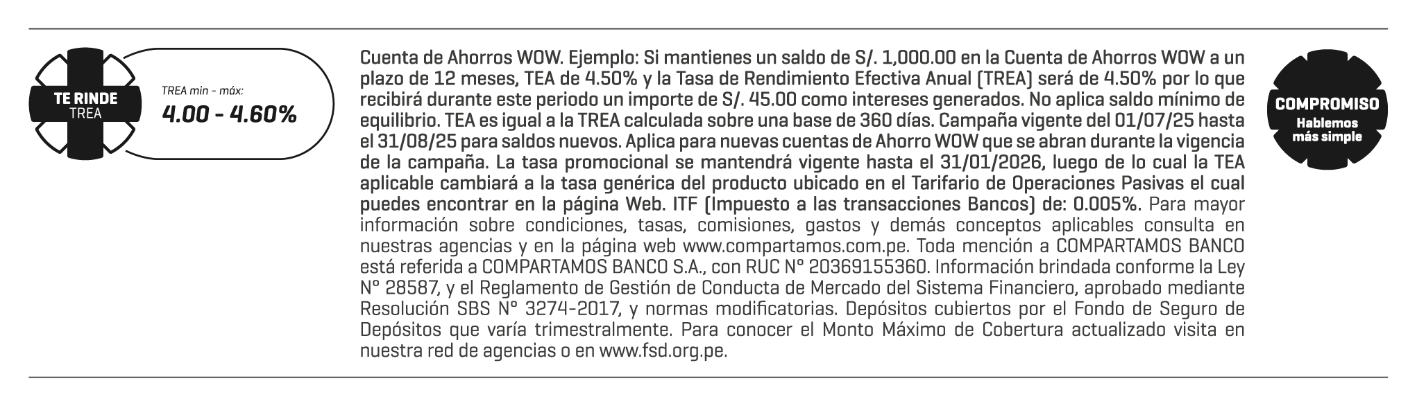 Cuenta de Ahorros WOW